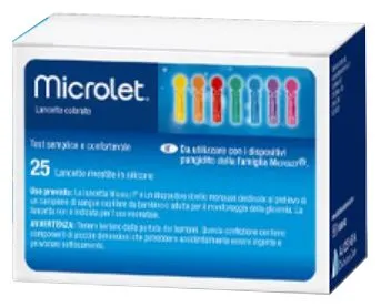 Microlet Lancets 25Pcs - Pharmalite
